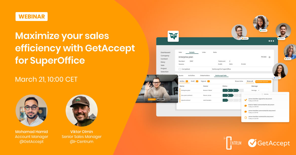 Get the most out of your GetAccept for SuperOffice